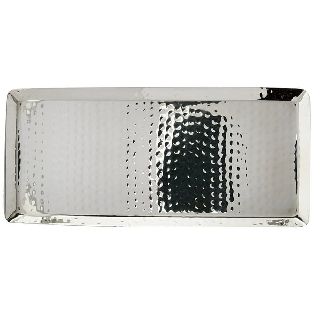 Godinger Hammered Rectangular Tray, 11-Inch by 5-Inch Godinger NA | Bodega Aurrera en línea