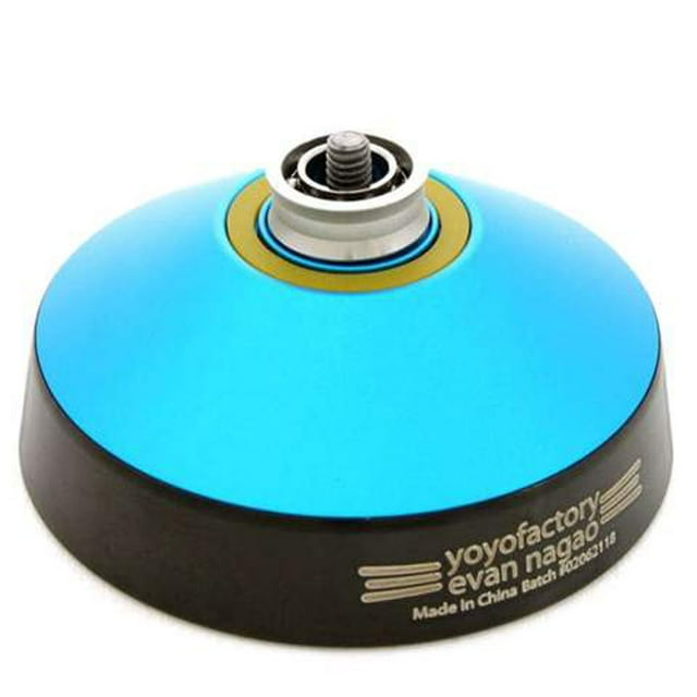 YoYoFactory Edge Beyond Yo-Yo - World Champion Evan Nagao Signature Yo-Yo! (Aqua w/Black Rim ...