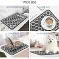 FRKSMD-Drying Mat for Kitchen Countertops, Coffee Mat Hide Stain Rubber ...