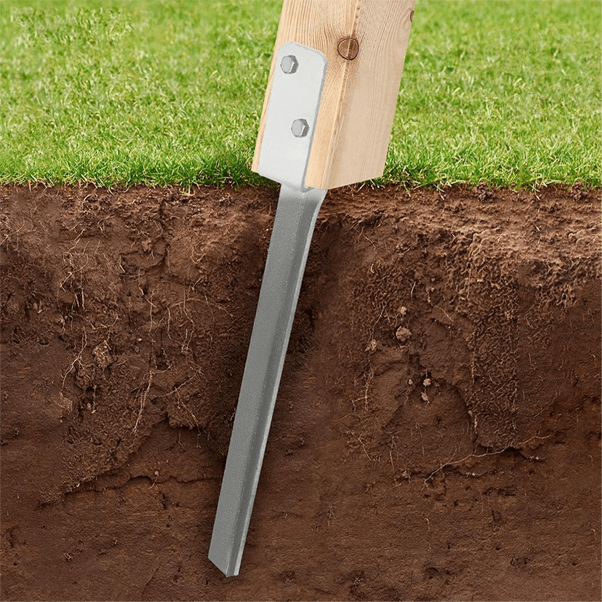 Wood Pile Impact Grounding Sleeve Steel Hammer Grounding Anchor ...
