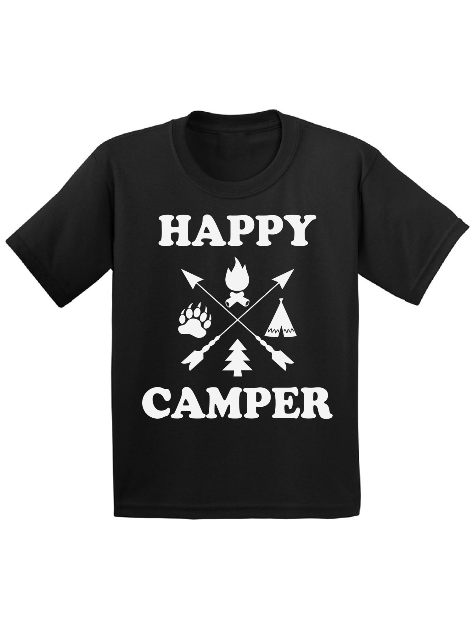 Awkward Styles Happy Shirt for Kids Happy Cute Camper Shirt for Kids ...