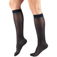 Women's Stockings, Knee High, Sheer: 15-20 mmHg, Navy, Small - Walmart.com