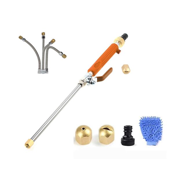 6 Pcs High Pressure Water Lance Hose Nozzle Jet Garden Car Washer Spray ...