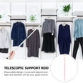 Adjustable Closet Pole Long Reach Pole Hook Telescopic Clothes Reach ...