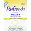 Refresh Optive Mega-3 Natural Preservative-Free Lubricant Eye Drops for ...