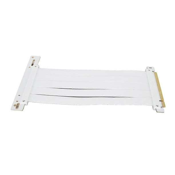 High Speed PCIE 4.0 x16 Extension Cable Flexible 90 Degree Riser Port ...