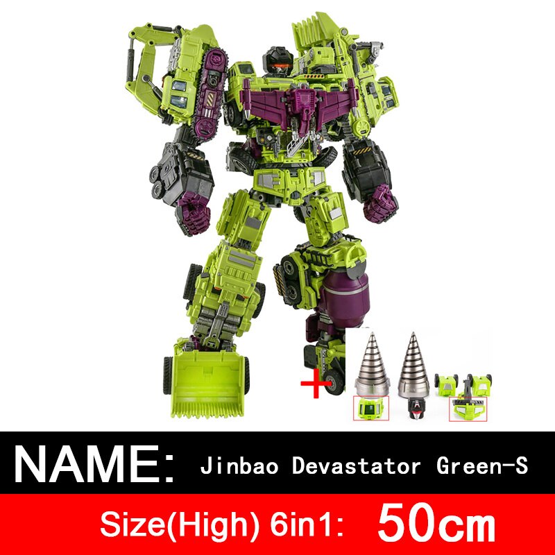JINBAO Jinjiang NBK Weijiang Transformation KO Devastator GT G1 figura de acción modelo de ...