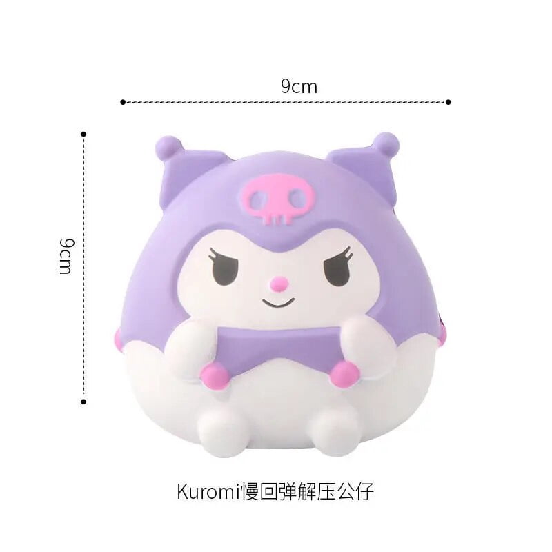 Sanrio Kawaii Melody descompresión Kuromi Cinnamoroll alivio del estrés ...