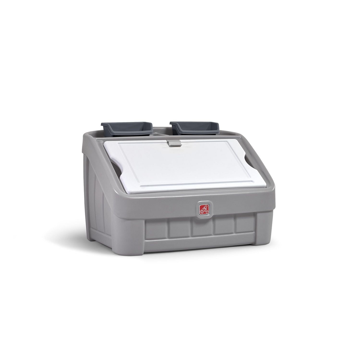 Click here for Step2 2-In-1 Toy Box & Art Lid  Gray As Shown In P... prices