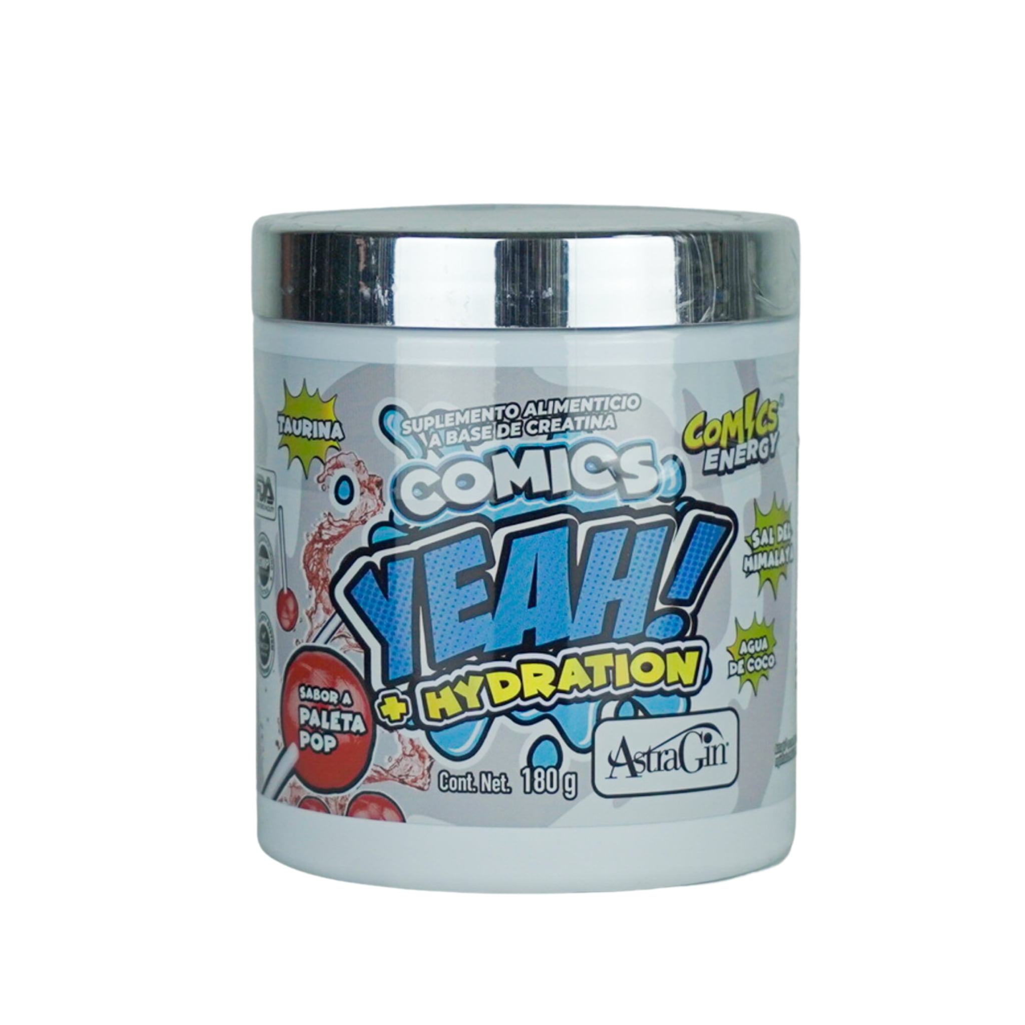 Comics Energy | Yeah! Hydration - Fórmula Hidratante con Taurina, Sal del Himalaya y Astragin ...