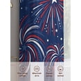 250 Year American Anniversary Flag Sheer Curtains for Living Room ...