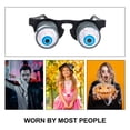3pcs Scary Eyeball Glasses for Halloween Made of Safe Plastic Black ...
