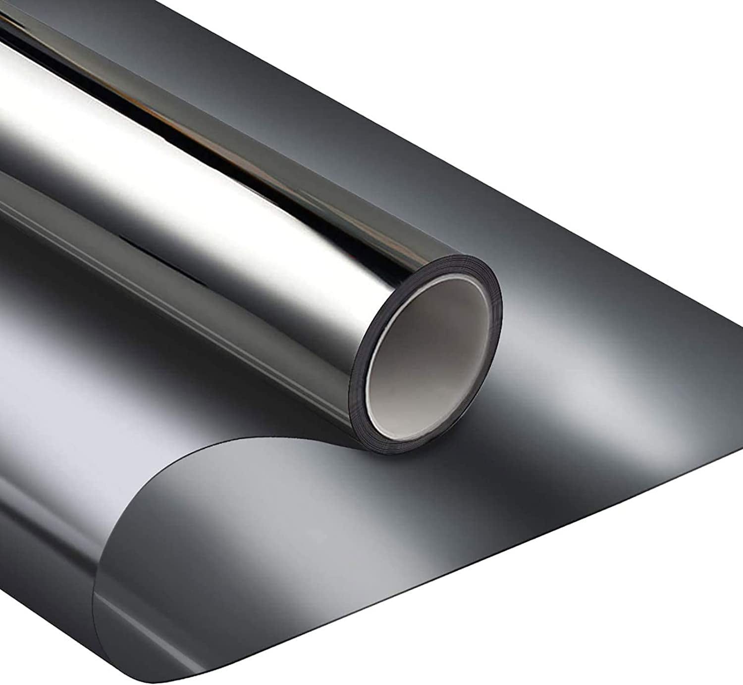 FILMGOO One Way Window Film Static Cling, Vinyl, 17.5in x 6.5ft,Black ...