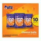 Utz Cheese Balls Snack Pack, Crunchy Individual Size, Multipack, 1 oz ...