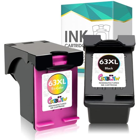 CRTBOTW Remaunfactured 63XL Ink Cartridge for HP 63 63XL Ink for HP ...