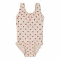 Conairie Girl Swimsuit One Piece Cute Polka Dot Print Kids Long Sleeve ...