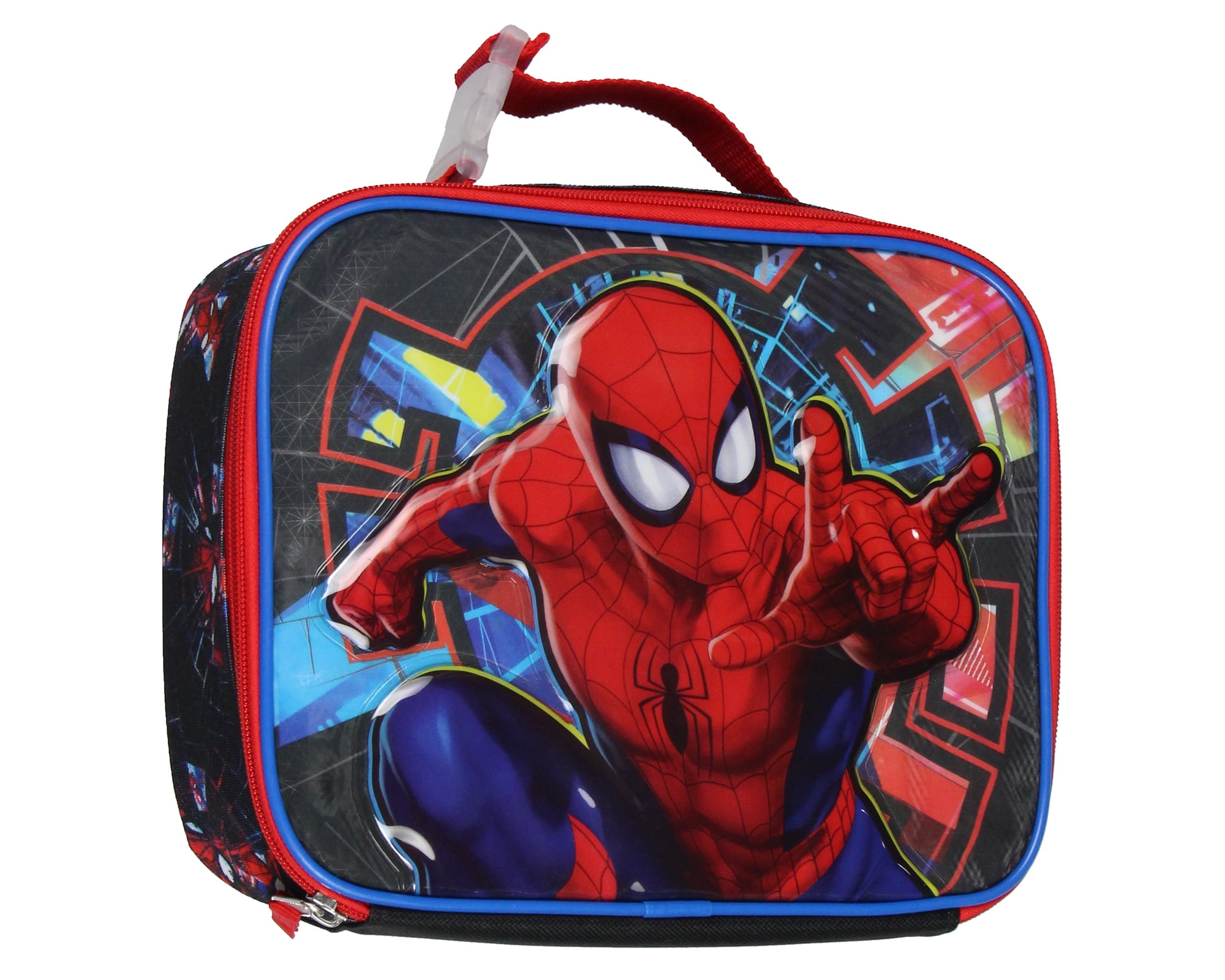 Marvel Comics Spider-Man Lunch Box insulated Superhero Lunch Bag Tote ...