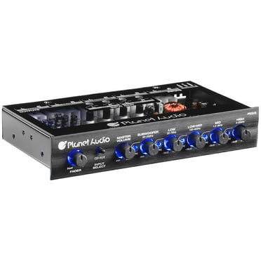 Autotek 7007 Half-DIN 4-Band 2-Way Equalizer/Crossover - Walmart.com