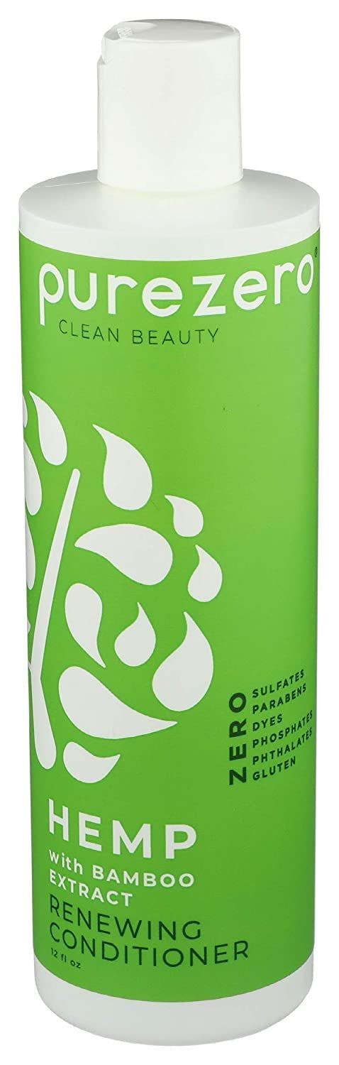 PUREZERO Hemp Renewing Conditioner with Bamboo Extract, 12 FZ - Walmart.com
