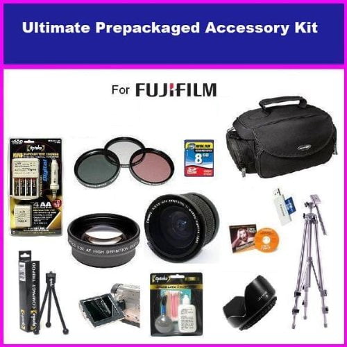 Fuji Finepix Fujifilm FinePix HS10 S9500 S9100 S9000 S6000 Kit Includes ...