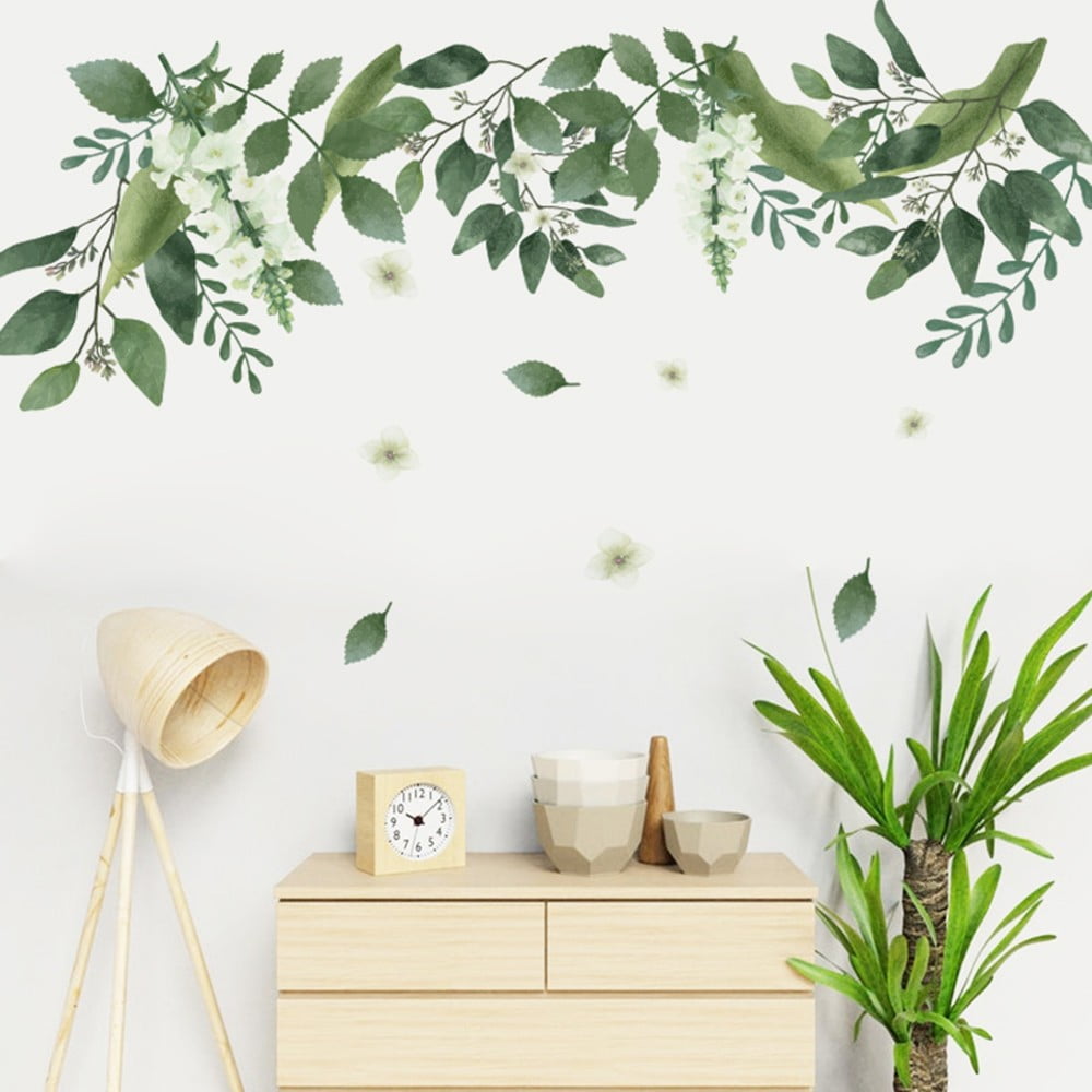 Click here for Mnh Dreamland Leaves Plant Wall Sticker Vinyl Deca... prices