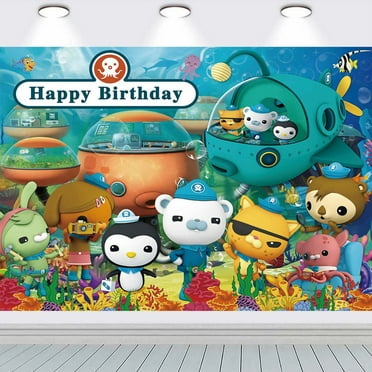 Octonauts Backdrop Banner Party Supplies Poster Movie Theme Background ...