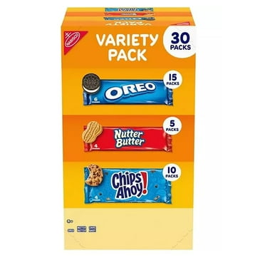 Nabisco Cookies and Crackers Variety Pack 1 Ounce Pack of 40 with Oreo ...