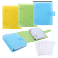 3 Pack Index Card Binder with Dividers, 60 Sheet Each, 3x5 Holder ...