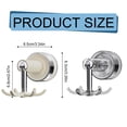6 Rotating Suction Hook Wall Mounted Kitchen Organizers Smooth Hook for ...
