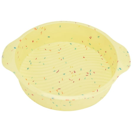 Round Cake Mold Pan NonStick Reusable Baking Pan with Handles Home ...