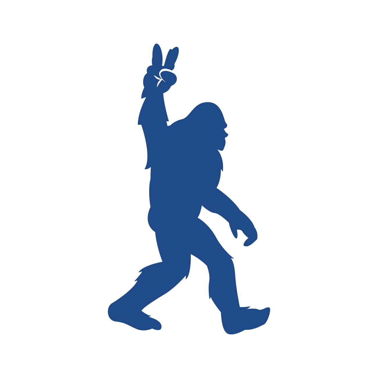 Peace Sign Sasquatch Bigfoot Sticker Decal Die Cut - Self Adhesive ...