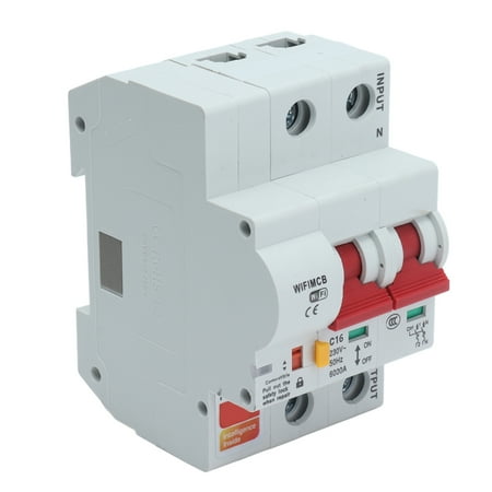 Smart Circuit Breaker, AC220V APP Remote Control Switch 6000V Impulse ...