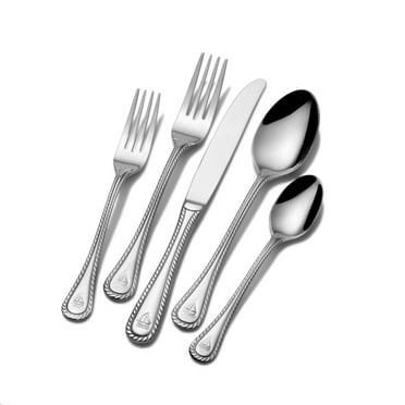 Cuisinart Trevoux 20 Piece Flatware Set, Stainless Steel - Walmart.com