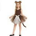 Girls' Animal Play Dress Up Three Piece Set Vest Top Tulle Skirt Tutu ...