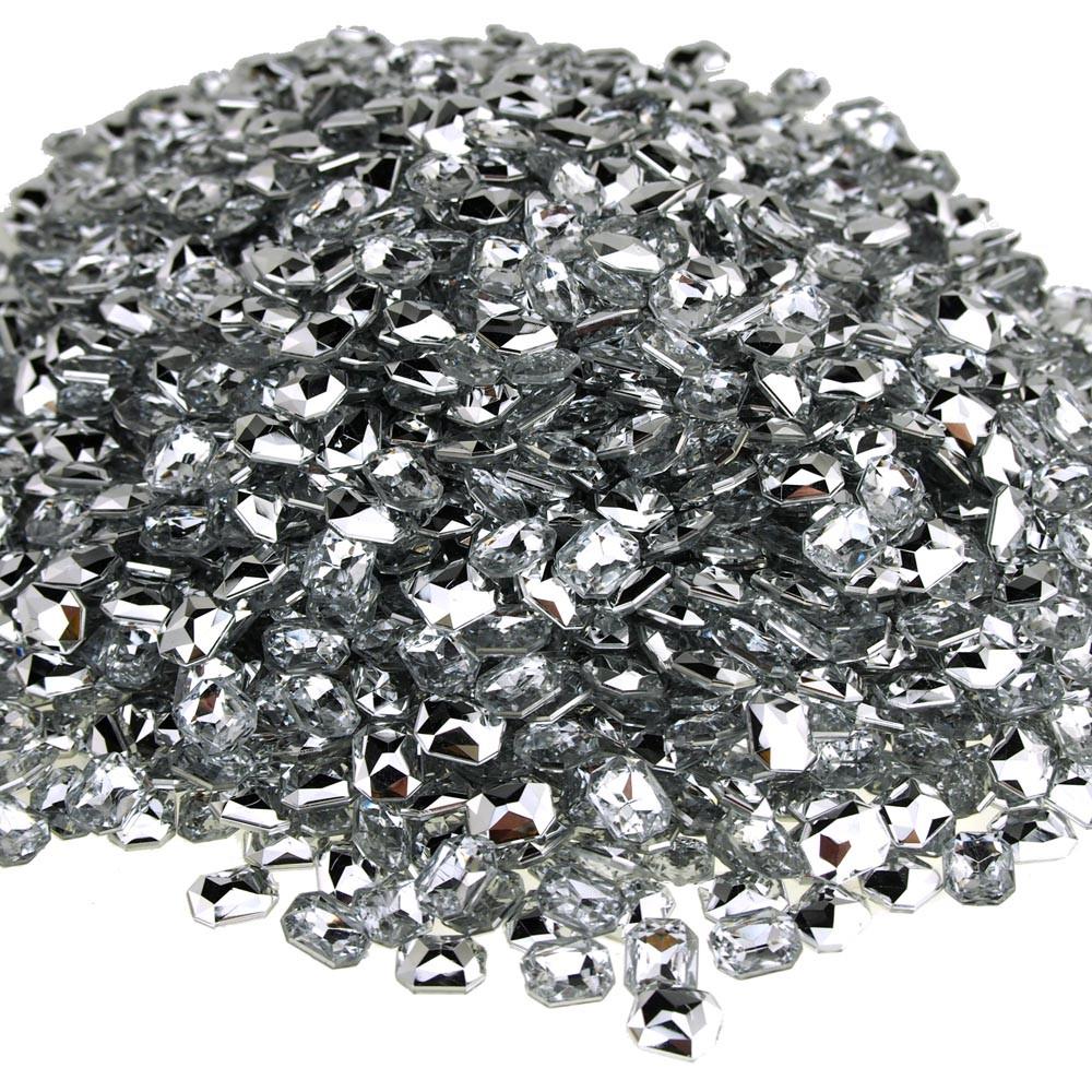 Emerald Acrylic Rhinestone Diamonds, 8mm x 10mm - Walmart.com