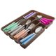 Moxinox Colorful 48 Piece camping Silverware set with Organizer ...