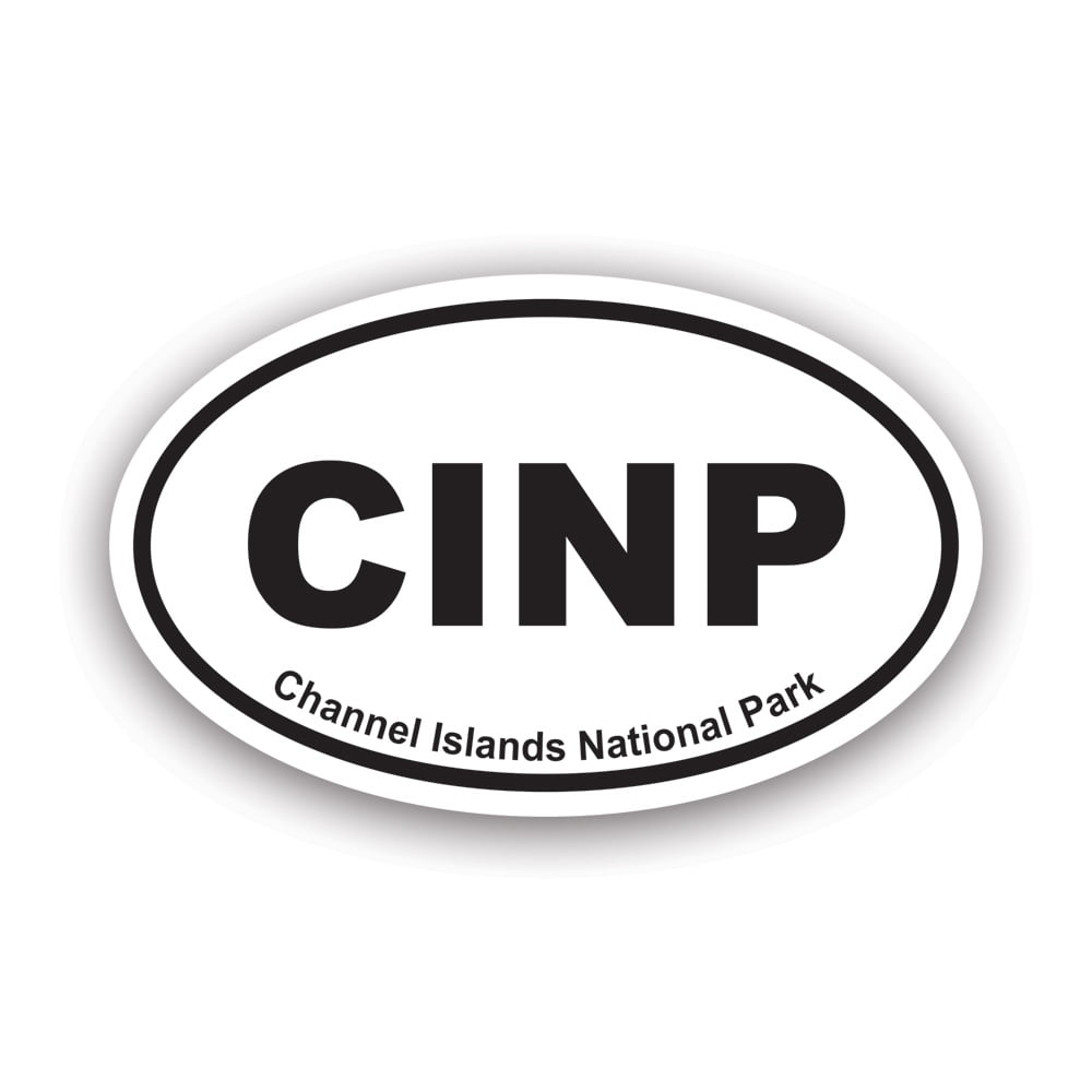 Channel Islands National Park Oval Sticker Decal - Self Adhesive Vinyl ...