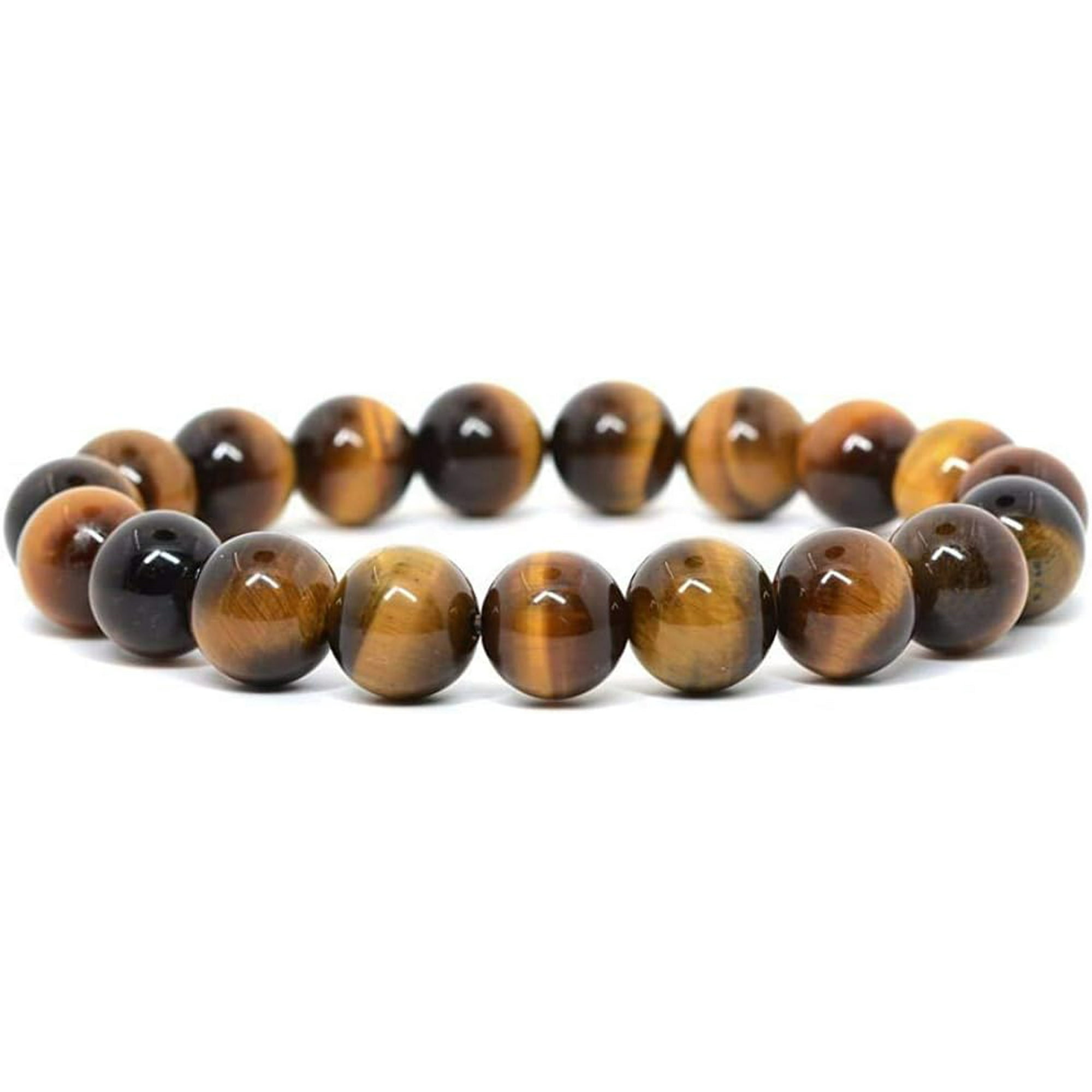Click here for Angelstones Natural Golden Tiger Eye Gemstone 10mm... prices