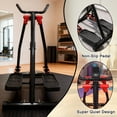 Black ABS Rubber Steel Air Walking Elliptical Machine for Low-Impact ...