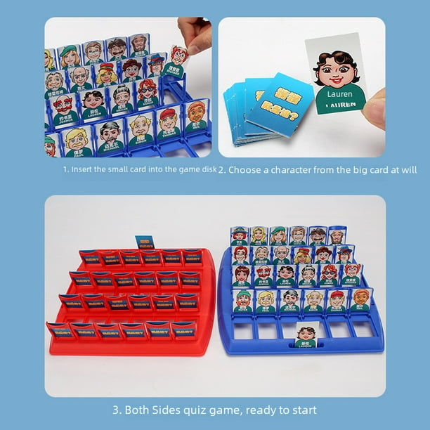 Juego de mesa infantil Adivina quién soy personaje lógica razonamiento ...