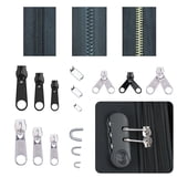 85PCS Zipper Repair Kit for Clothing, Bags, Tents, Jackets, Luggage ...