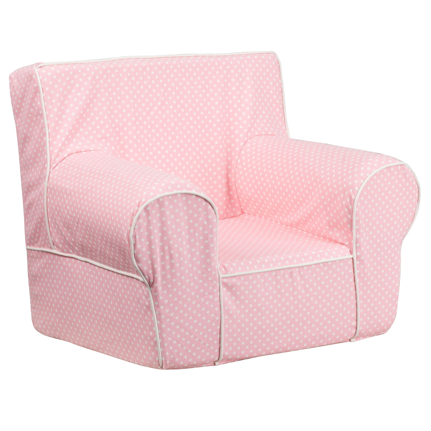 Small Kid's Chair with White Piping, Multiple Colors - Walmart.com
