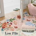 Moynesa 2'x3' Floral Rugs for Entryway, 2x3ft Washable Kitchen Rugs ...