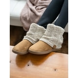 Muk Luks Women's Cable Knit Bootie - Walmart.com