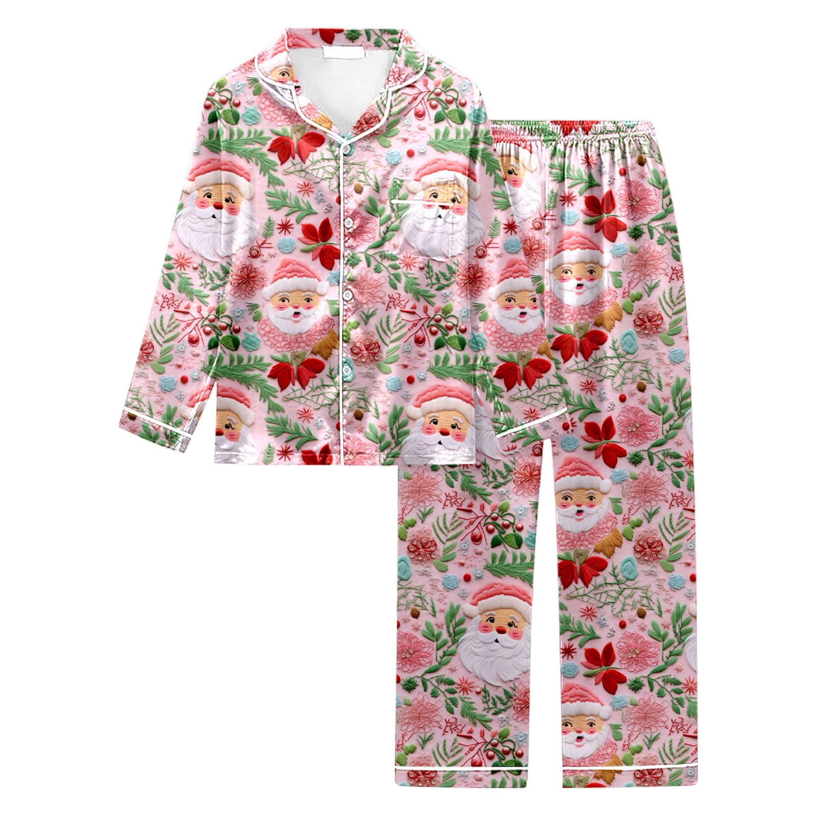 Click here for Luogenli Christmas Pajamas Shorts Set Family Women... prices