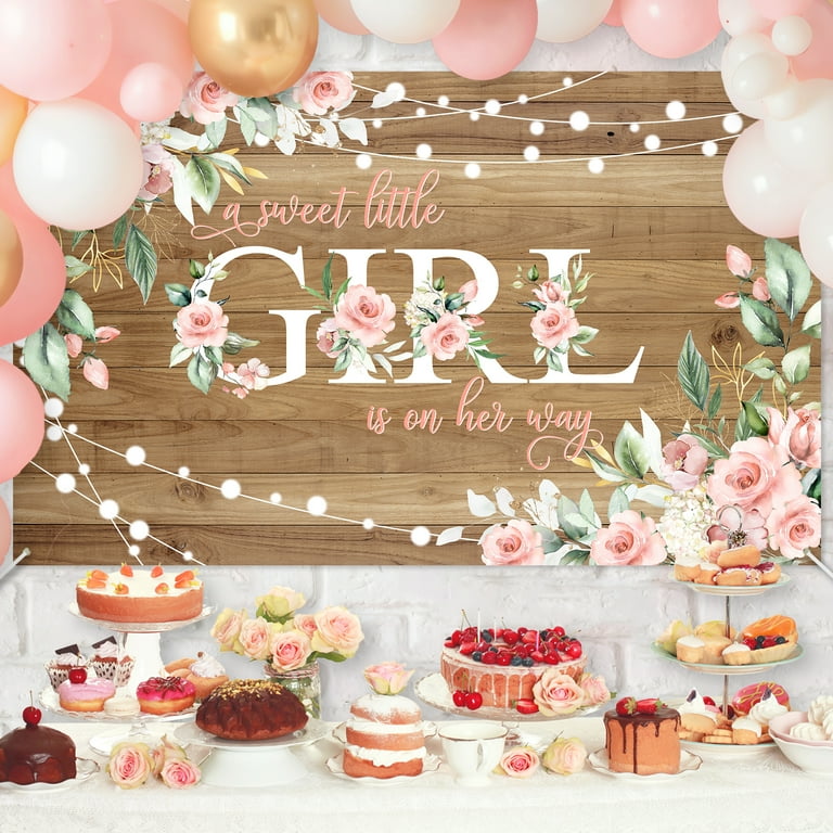 Rustic Pink Baby Shower