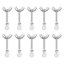 Uxcell 5 Pack 1/4-20" x 1-1/2" Wing Butterfly Screw Bolts, 304 ...