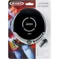 Jensen Compact Portable CD Player with Bass Boost, Battery Powered, FM ...