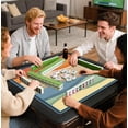 Boho Modern Abstract Mahjong Mat 31.5x31.5 Inch,Beautiful Colorful Non ...