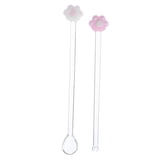 MLINS Glass Stirring Rod Cocktail Reusable Drink Stirrers Beverages ...